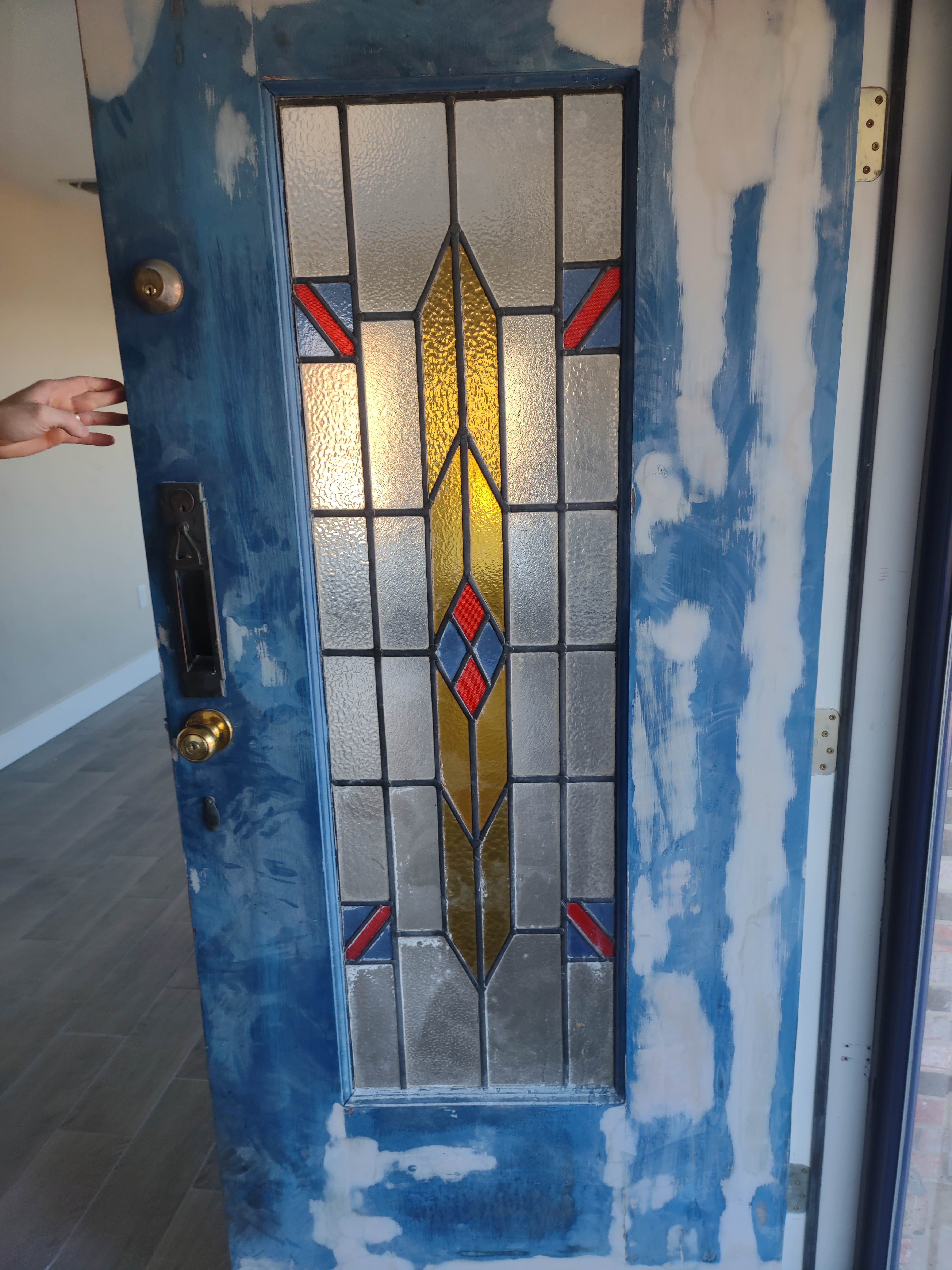 The Carpenter Beck Door: Getting Started – Heart's Desire Stained Glass