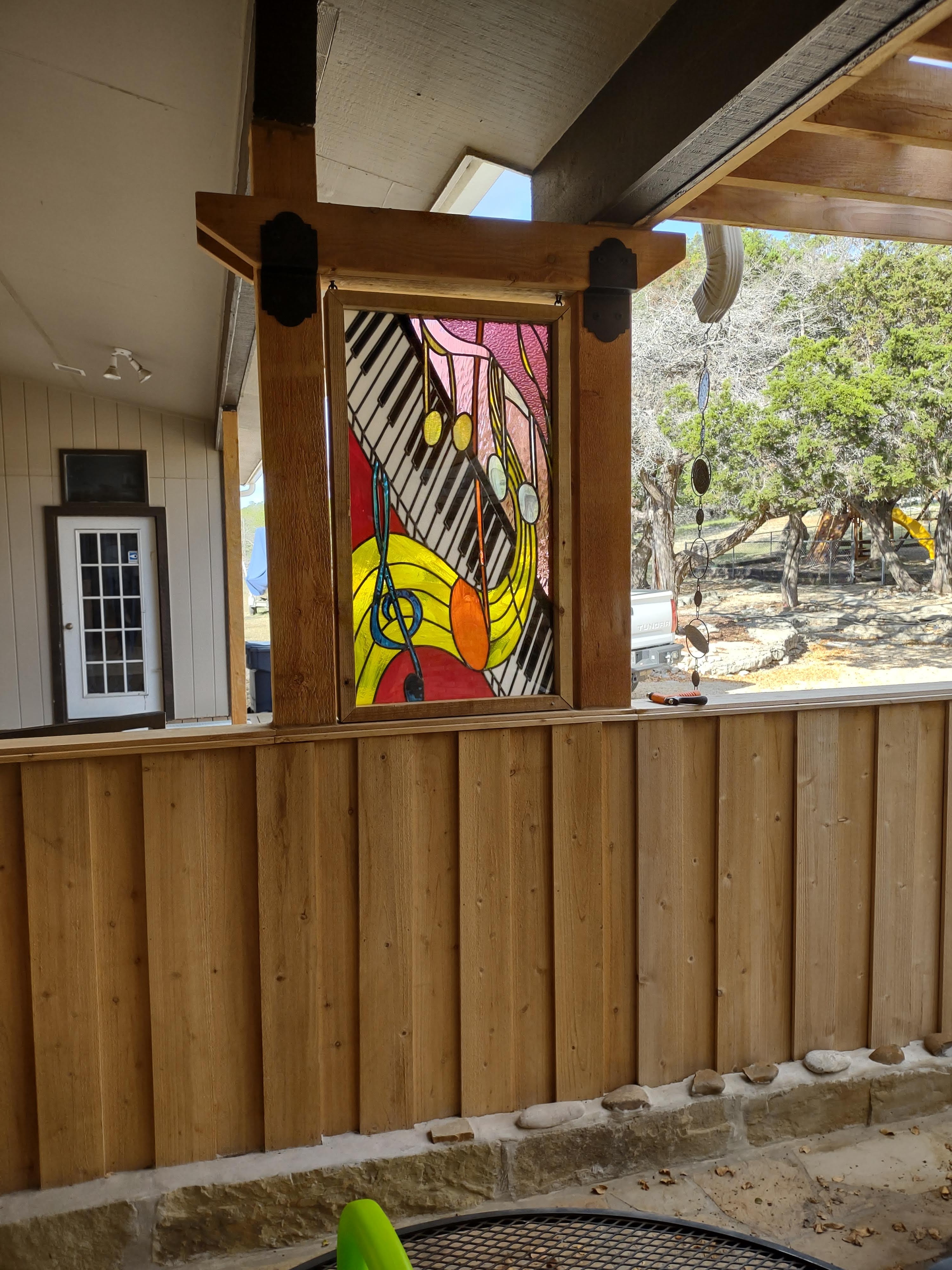 The MK Panel: Installed! – Heart's Desire Stained Glass