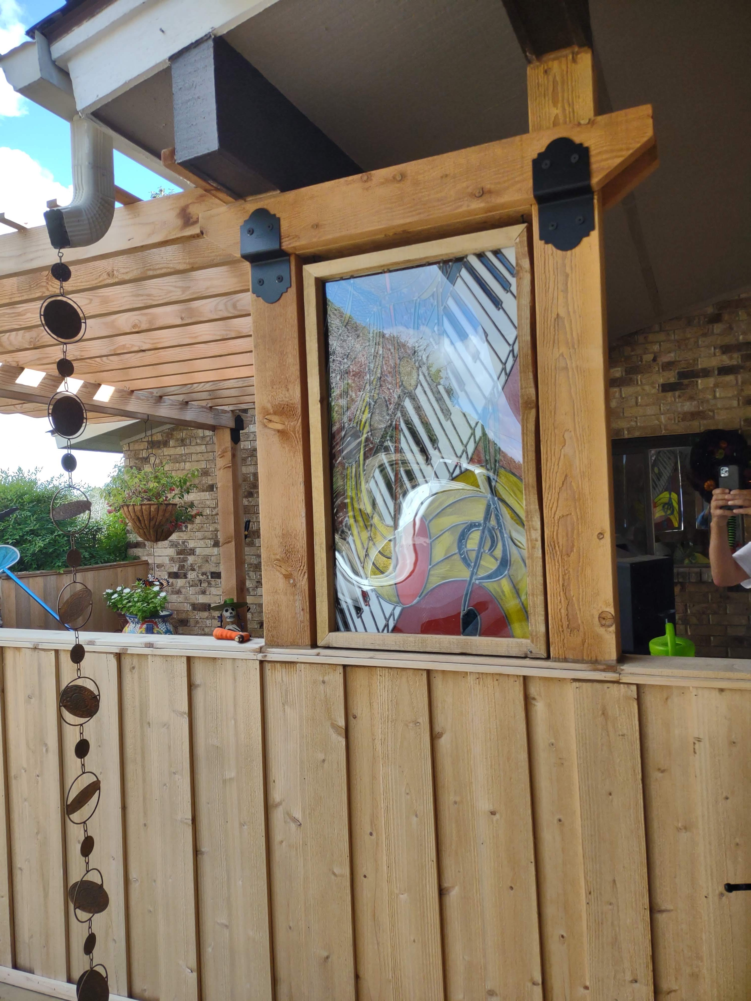 The MK Panel: Installed! – Heart's Desire Stained Glass